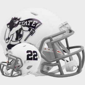 Kansas State Wildcats Willie Wildcat Riddell Speed Mini Football Helme ...